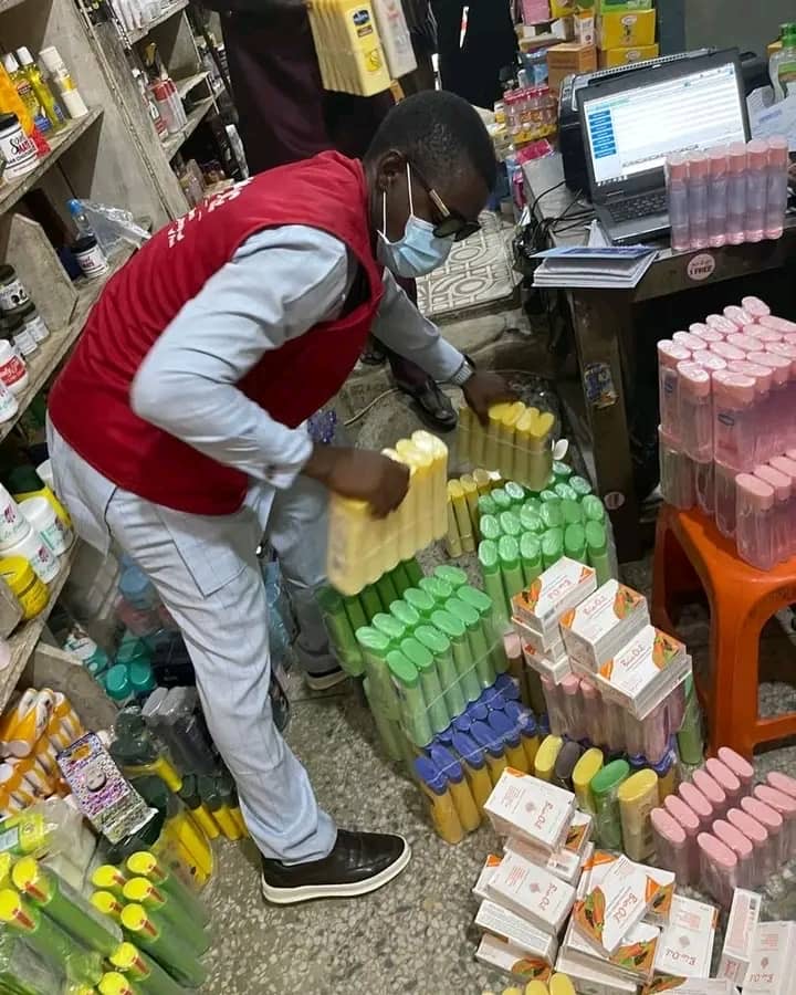 NAFDAC Seizes Fake Cosmetics Products Worth ₦37 Million In Abuja Markets
