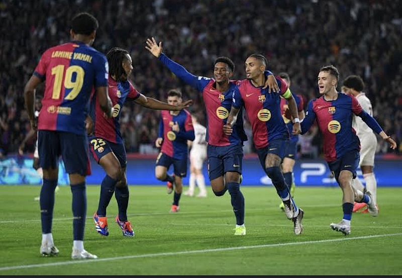 Raphinha Gives Barcelona Lead With Hat-trick Against Bayern Munich