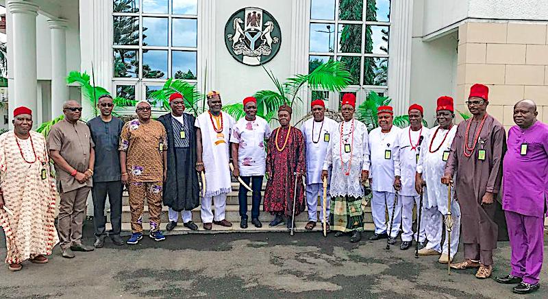Obi Dr Gibson Nwosu (Eze-Uzu Awka) Leads Awka Delegation On A Courtesy ...