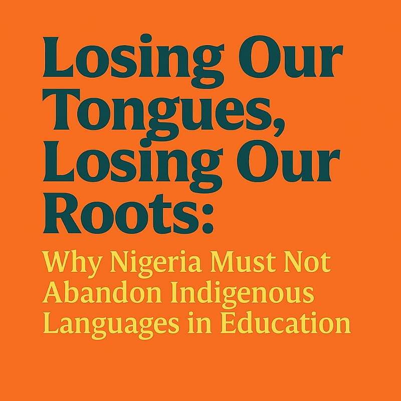 Losing Our Tongues, Losing Our Roots: Why Nigeria Must Not Abandon ...