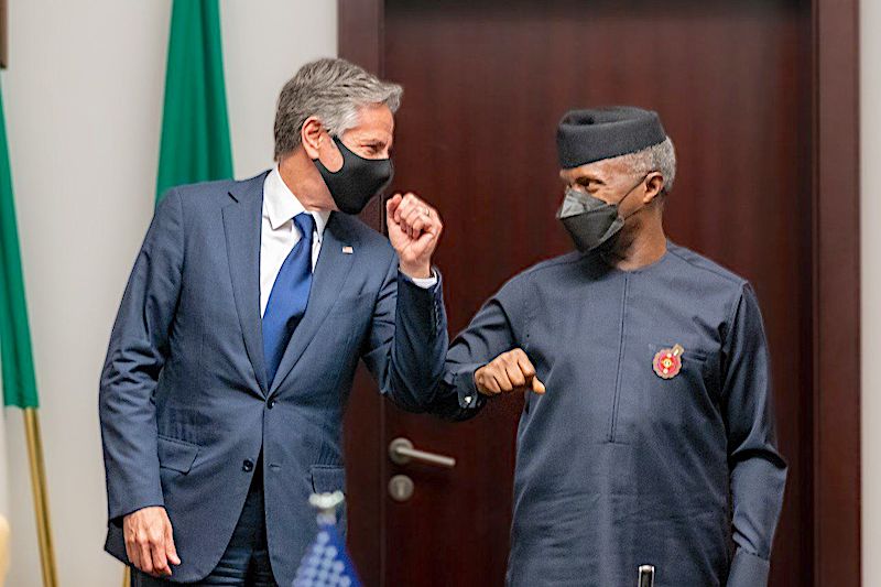 From 'Face To Face' To 'Mask To Mask', Antony J. Blinken Makes Nigerian ...