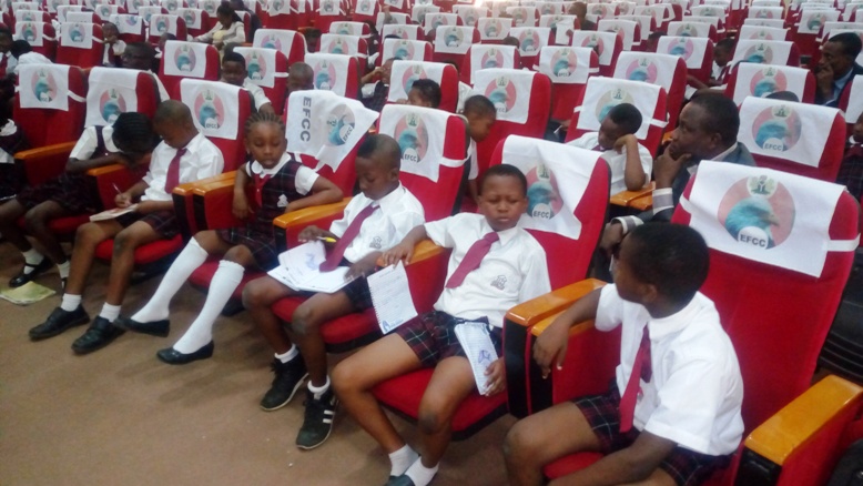 UK Govt Trains EFCC Operatives …As Magu Preaches Obedience to School Pupils