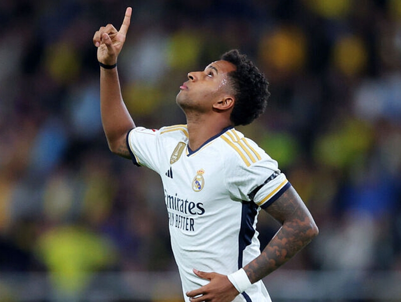 Laliga: Rodrygo Brace Sends Real Madrid To Top The League