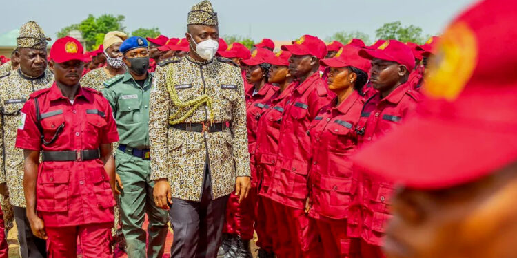 Oyo Amotekun Recovers 4 AK-47 Rifles, Military Uniforms