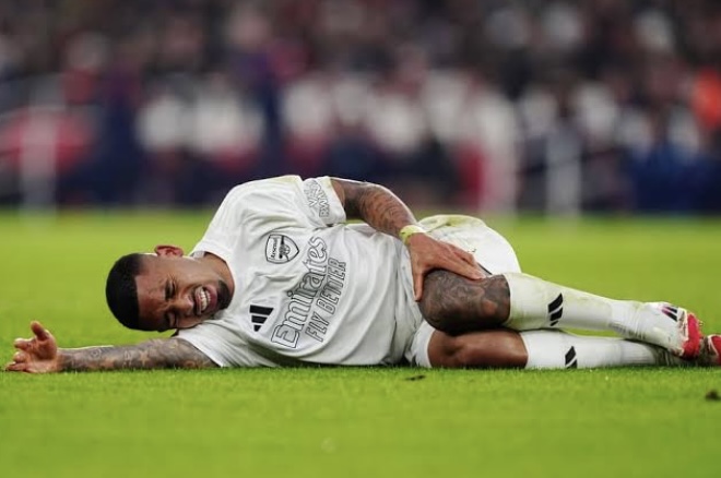 End Of Season For Gabriel Jesus As He Suffers Serious Injury