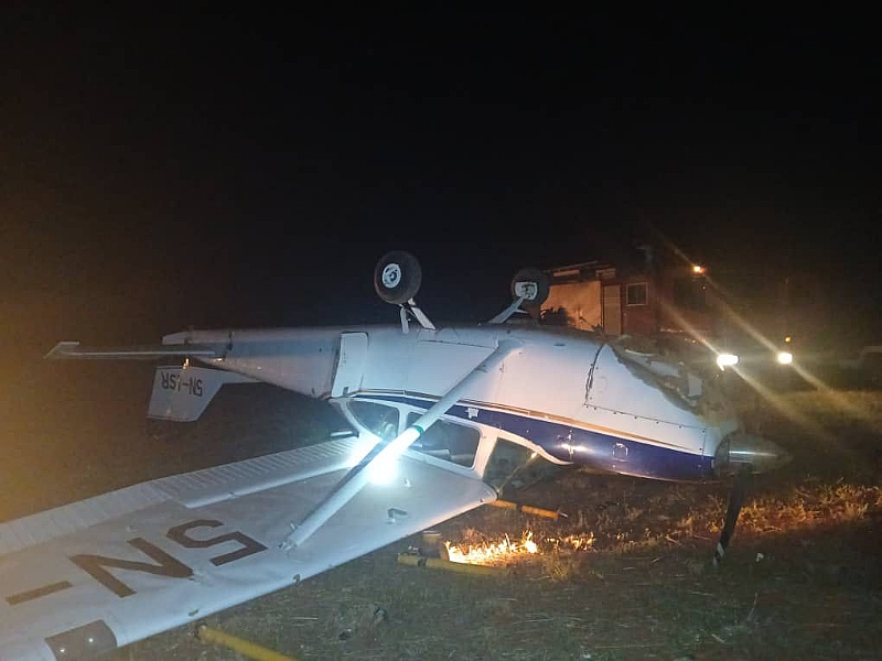 Four Escaped Death As Aircraft Crashes Near Owerri Airport After Mid ...