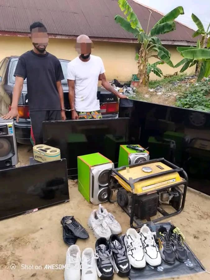 Police Arrest Two ‘Burglars’ In Akwa Ibom, Recover LG Smart TV ...