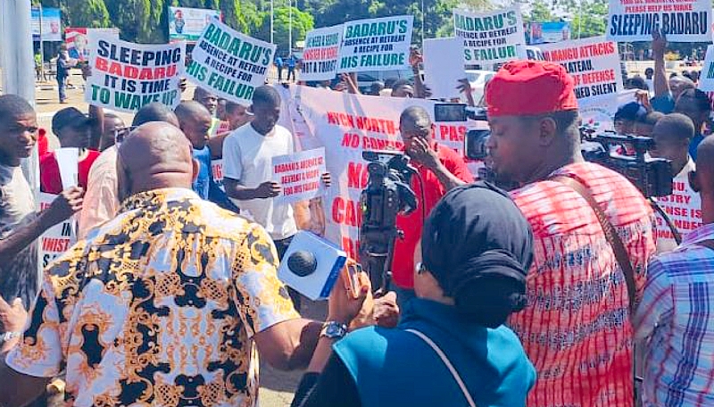 Protesters Hit National Assembly Over Kaduna Village Bombing