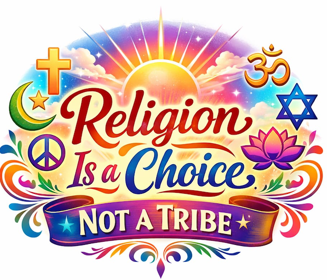 Religion Is A Choice, Not A Tribe