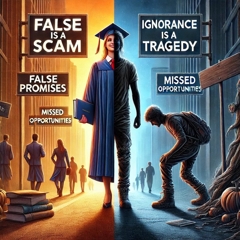 If Education Is A Scam, Then Ignorance Is A Tragedy