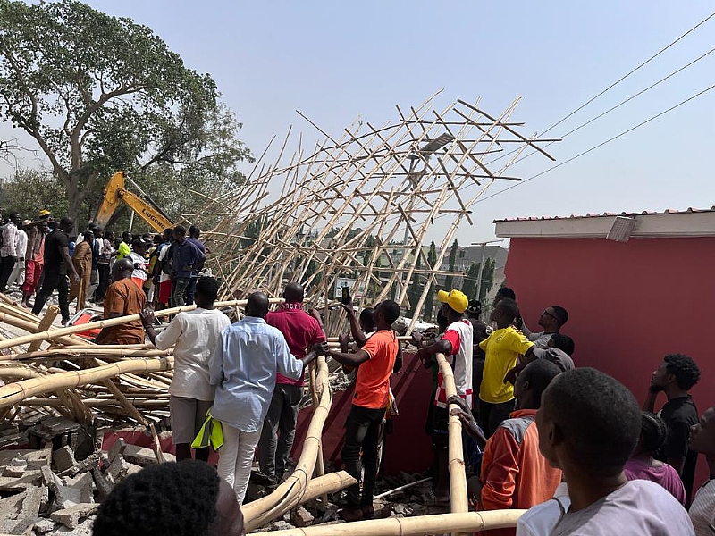 Abuja Building Collapse: Many Trapped, Emergency Responders Activate ...