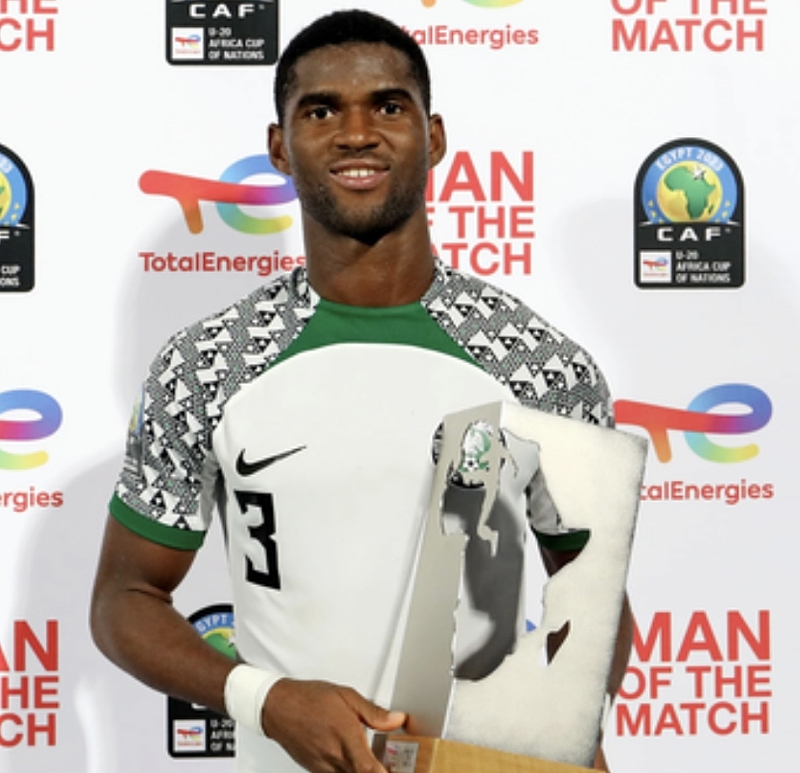 2023 U-20 AFCON: Agbalaka wins MOTM as Flying Eagles triumph over ...