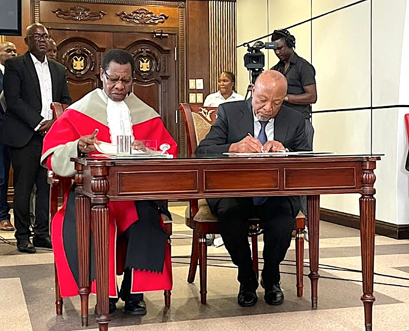 82-Year-Old Nangolo Mbumba Sworn In As New Namibian President
