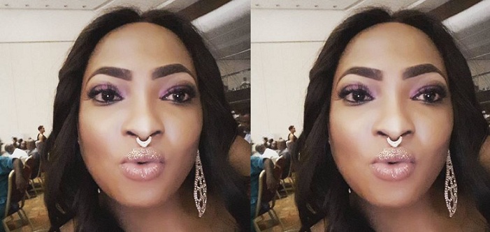 Actress, Naomi Nkechi Emmanuel Looking Cool with her Nose Ring