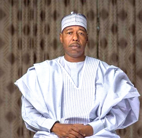 Gov. Zulum Enlightens Gajiganna Community on Covid-19, Distributes Food ...