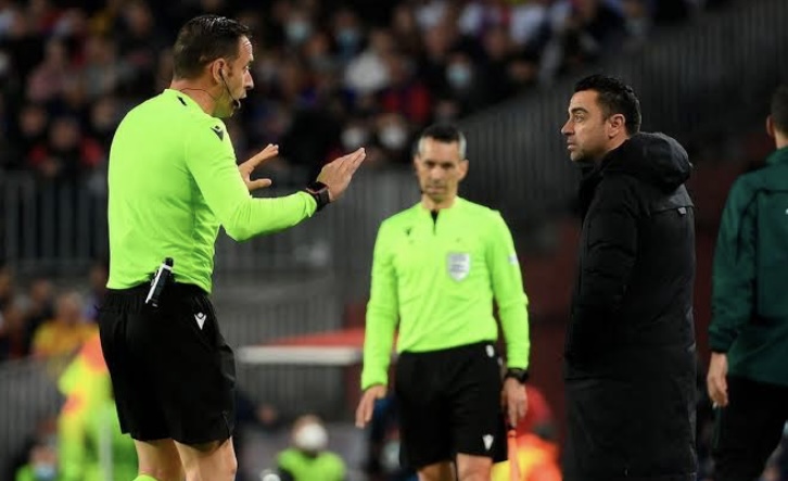 UCL: Bad Referee Ended Barcelona's Challenge, Xavi Claims