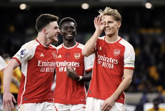EPL: Arsenal Back To Top With Win Over Wolves EPL: Arsenal Back To Top With Win Over Wolves