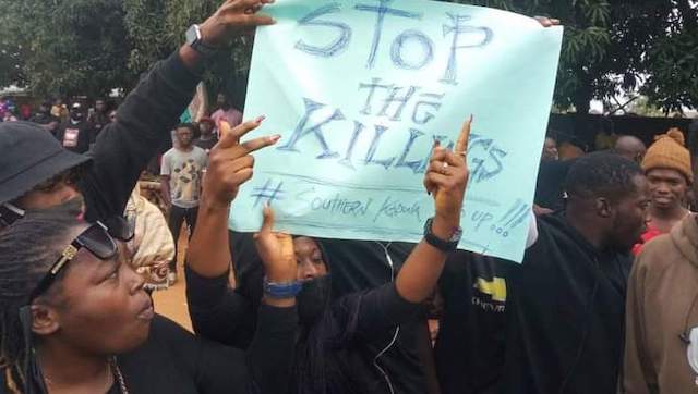 Mass Protest In Kaduna State Against Insecurity