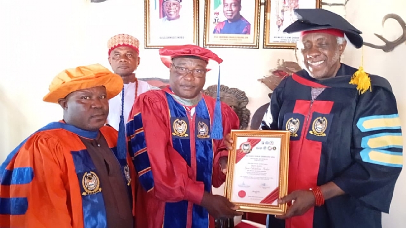 Eze Iweka III bags Honorary Doctorate Degree of Divinity From Bethany ...
