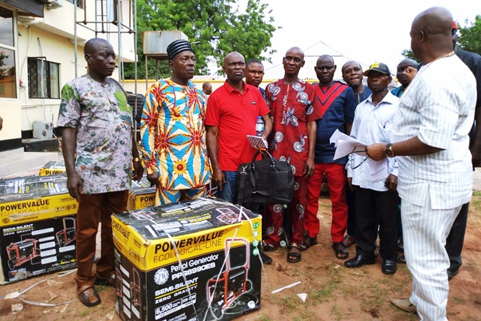 Delta North Senator Gives Generators To Ward Secretaries