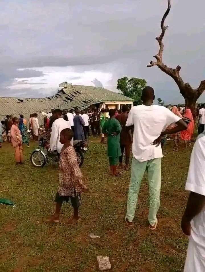 Classroom Collapses While Students Writing WAEC Exam In Taraba