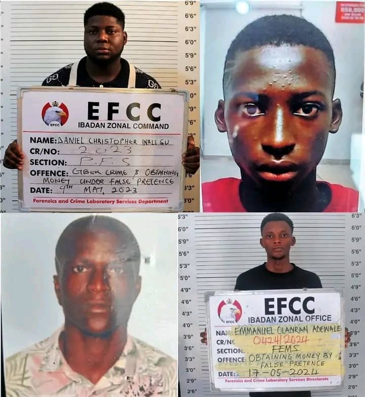 Court Sentences 32 Internet Fraudsters In Ibadan, Osogbo To Prison