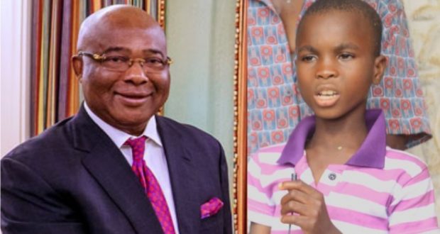 Gov. Uzodinma adopts viral Imo kid singer