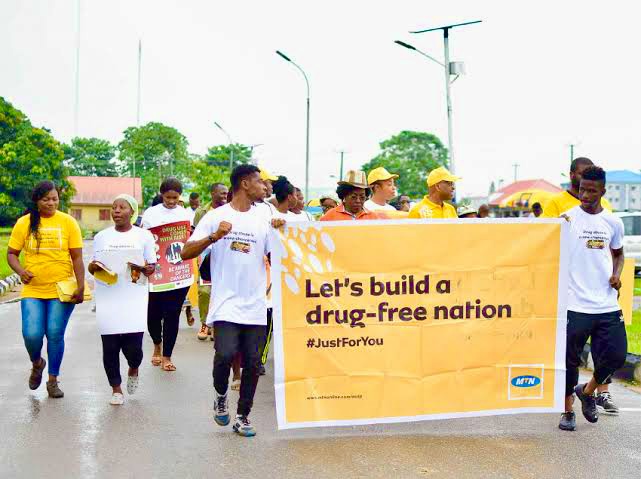 World Drug Day 2023 Mtn Foundation Leads Nigerians In A Walk Against