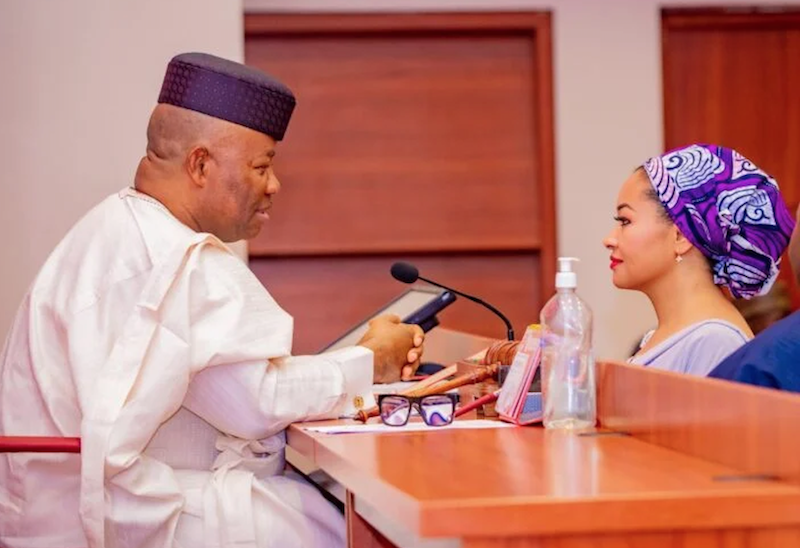 Senate President Akpabio Removes Natasha Akpoti As Diaspora Committee Chair