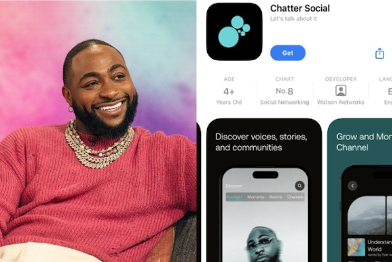 Davido Announce Launch Of Chatter App