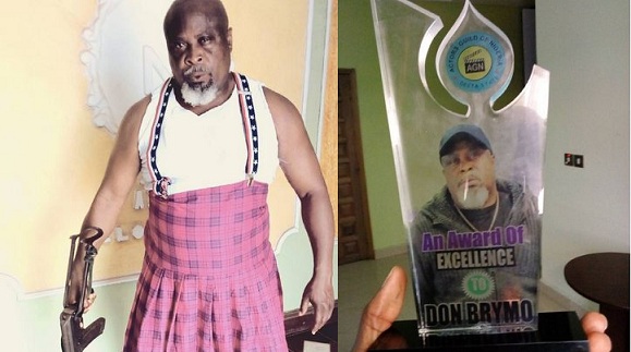 Actor, Don Brymo Gets Awarded by Actors Guild of Nigeria