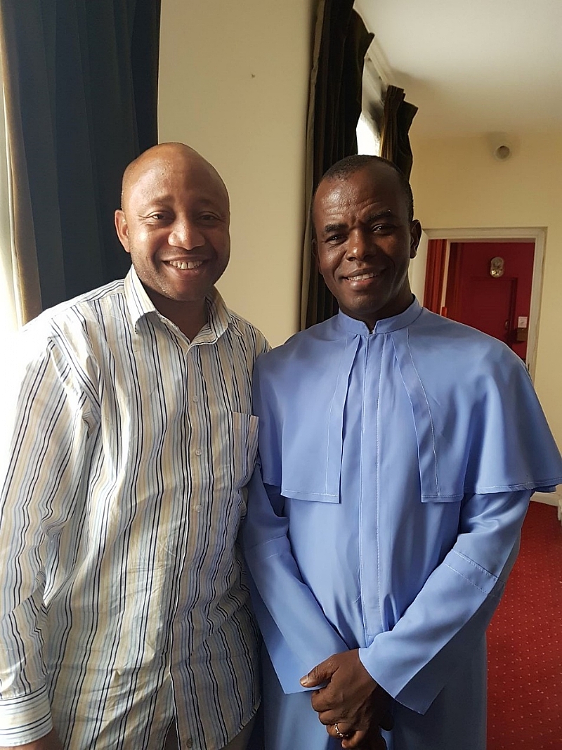 Rev. Fr. Mbaka in London Meets with William John