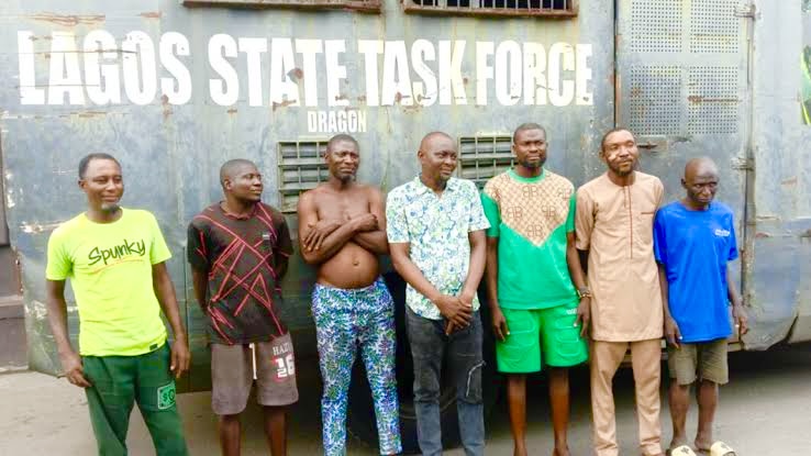 Lagos Task Force Arrests 54 Touts For Illegal Ticketing, Extortion