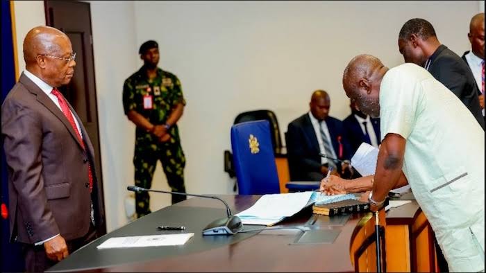 Rivers State Administrator, Ibas Swears In Elected Local Govt Chairmen