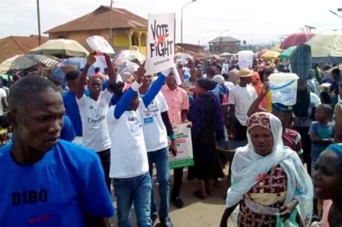 'Vote Not Fight' advocates urge violent free rerun ...