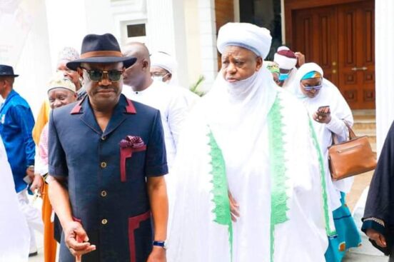 Sultan Of Sokoto, Muhammadu Abubakar Visits Governor Wike In Rivers
