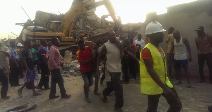 Five Dead Bodies Recovered From Building Collapse In Lekki