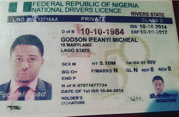 Mike Godson’s Fake Drivers License Exposed (photo)