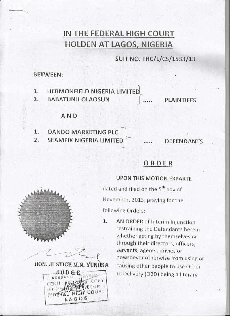 Court Order