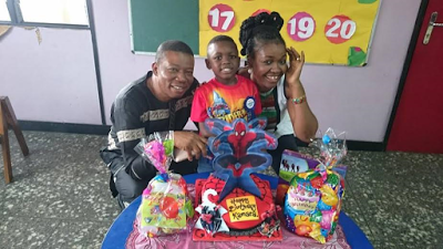 Nneka and Isaac Moses Son Turns Up In School To Celebrate 4th birthday ...