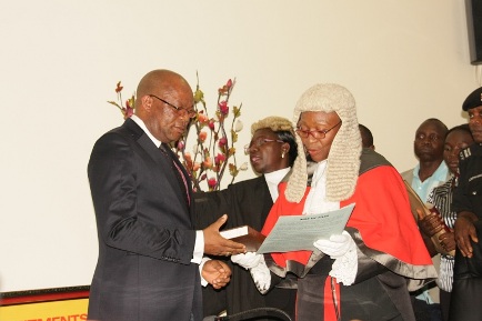 Hon. Sam Obi Sworn in As Acting Governor of Delta State