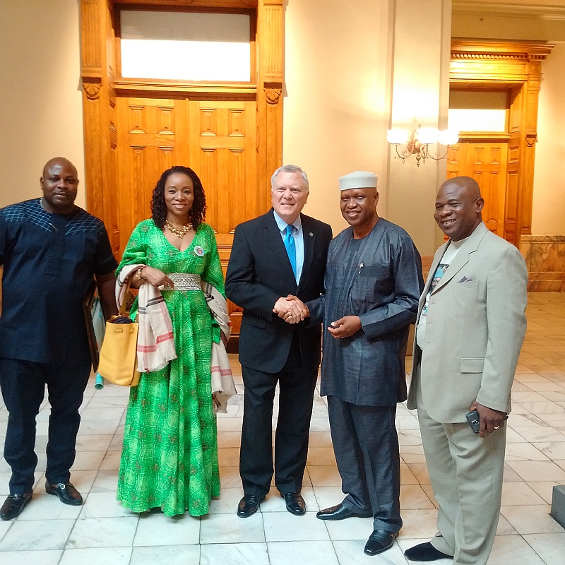 Photo News: Delta Apc Governorship Candidate Visits Georgia Governor