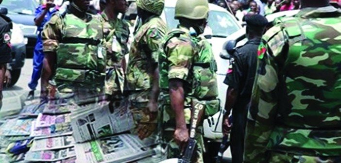 Military siege on the press - The Sun