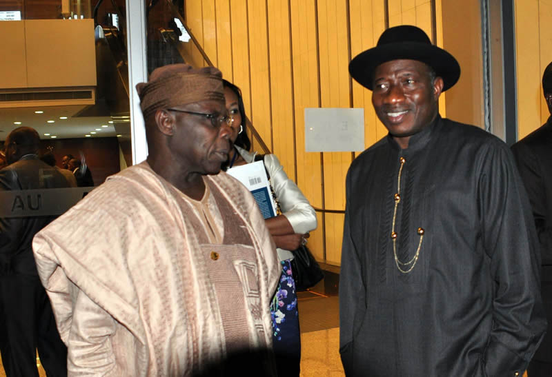 President Jonathan in Addis Ababa