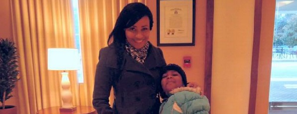 Doris Simon Re-unites With Son In America (Photos)