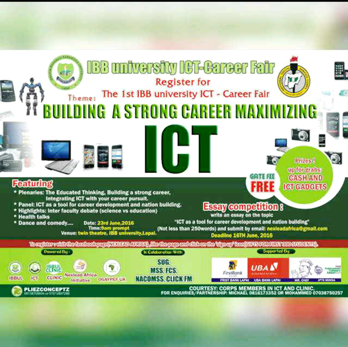 Students Productivity: IBB University To Hold ICT- Career Fair