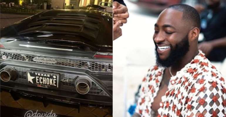 Davido Acquires #900million Lamborghini Aventador