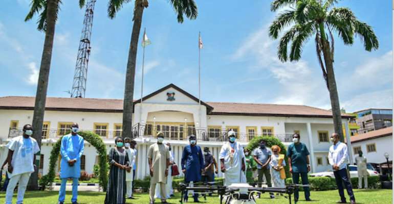 Ooni In Lagos With His Invented Locally Made Fumigators To Curb ...