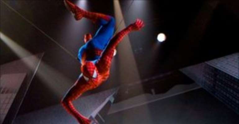 SPIDER-MAN MUSICAL RE-OPENS TO STANDING OVATION